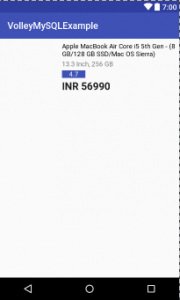 Retrieve Data From MySQL Database in Android using Volley