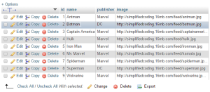 Android Feed Example using PHP, MySQL and Volley