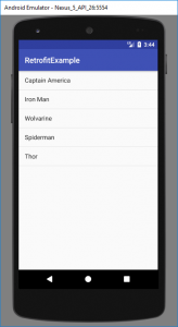 Dagger 2 Android Example using Retrofit : Injecting Dependency