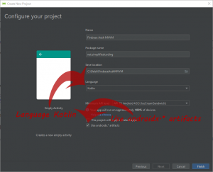Firebase MVVM Example - Implementing Authentication